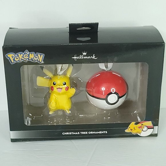 Hallmark | Holiday | Pokemon Christmas Tree Decorative Ornaments ...